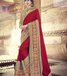 Buy Heavy Work Sarees Designs, Indian Heavy Work Wedding Sarees